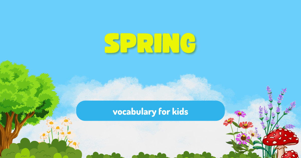 Spring time. Vocabulary for kids | Презентація. Англійська мова