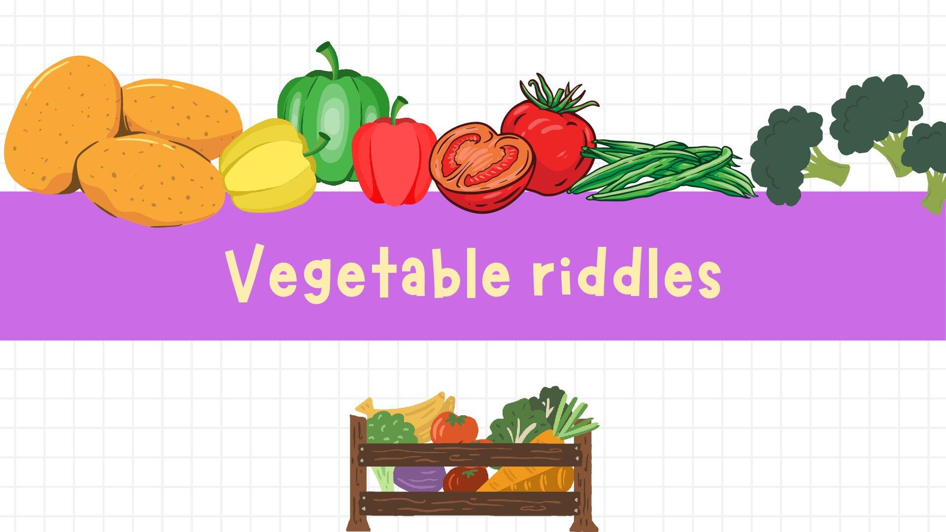 Англійська мова | Vegetable riddles | Презентація. Англійська мова