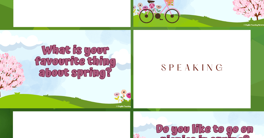 Spring Discussion. Speaking Cards 🌸 | Інтерактивні матеріали ...