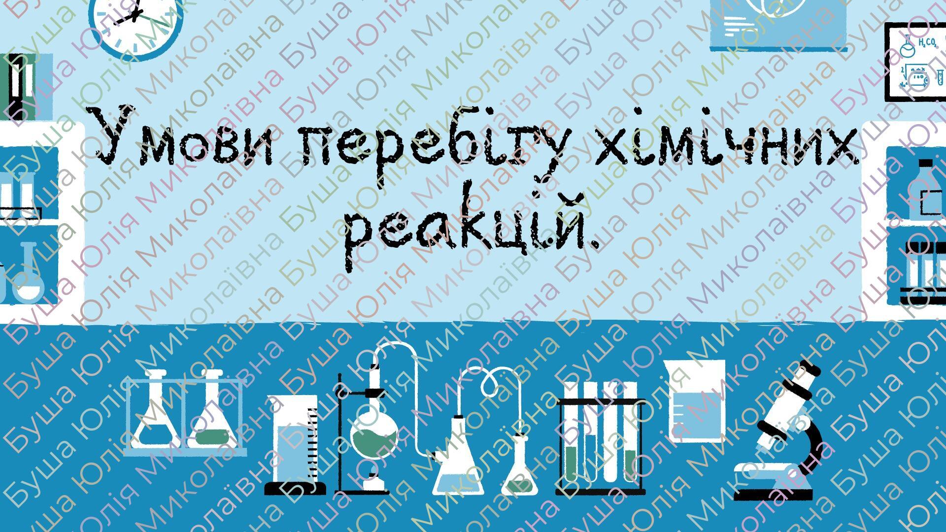 НУШ 7 клас Умови перебігу хімічних реакцій Презентація Хімія
