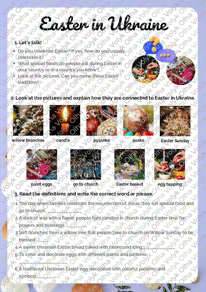 Easter in Ukraine (+FLASHCARDS) | . Різне