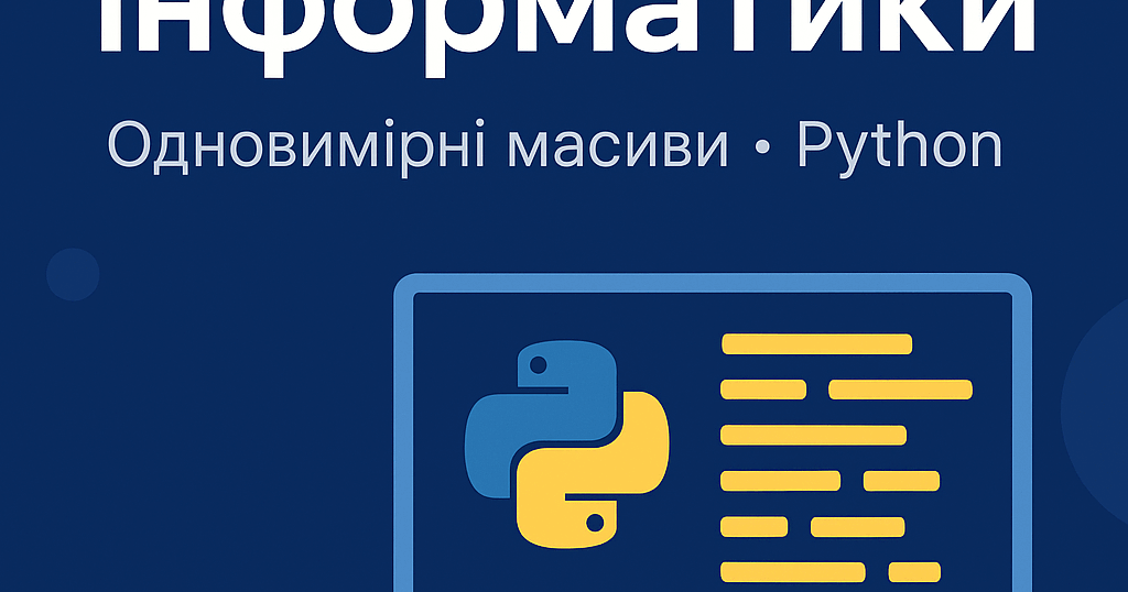 Тема 5 Алгоритми та програми Python 9 клас Тест на 30 запитань Інформатика