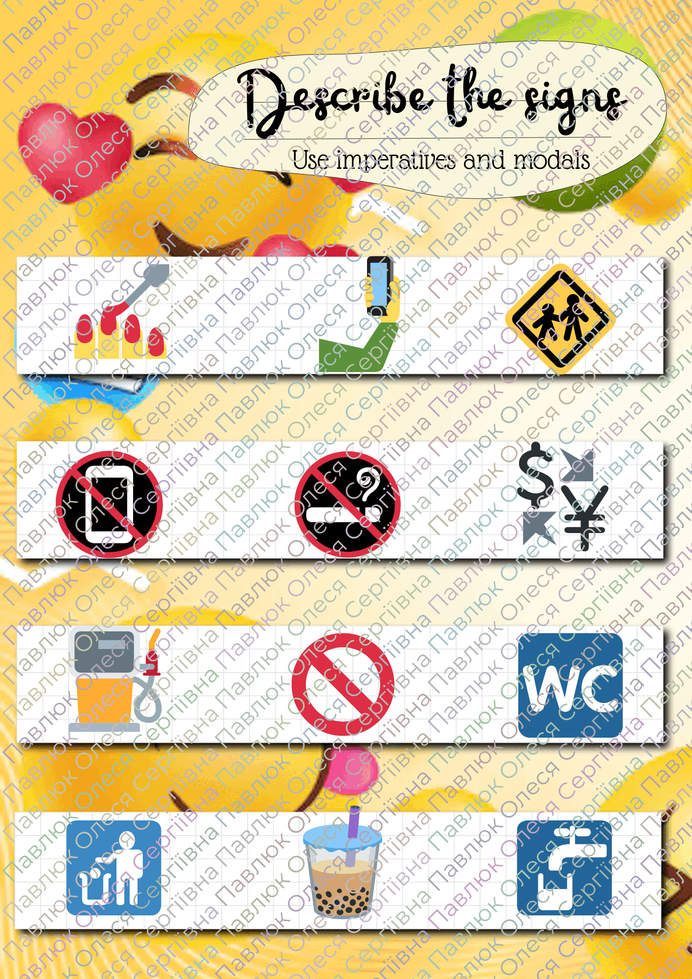 Emoji. Tasks for English lessons | Інші методичні матеріали. Англійська ...