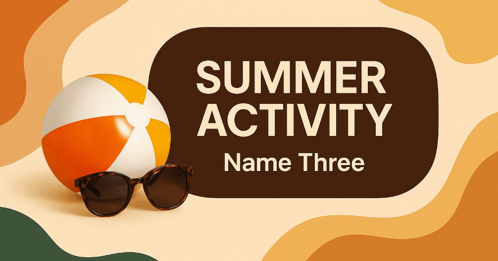 Summer Activity: Name 3 – speaking game for teens | Презентація ...