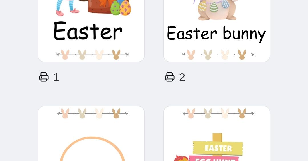 Flashcards Easter | . Виховна робота