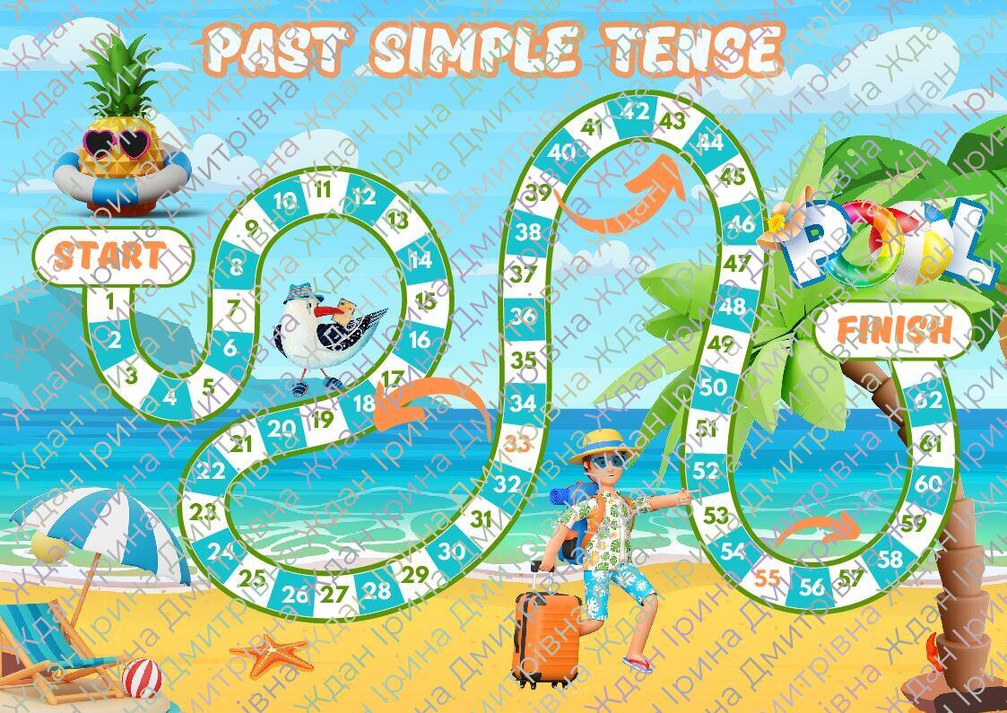 Past simple board game | . Англійська мова