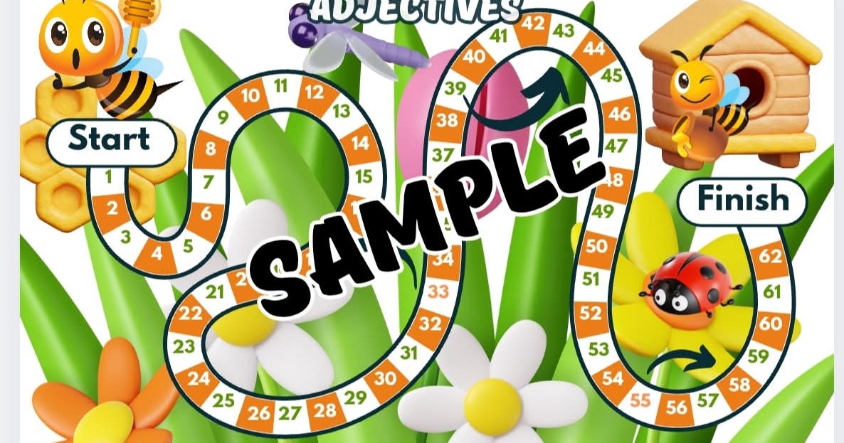 Comparative and superative Adjective board game | . Англійська мова