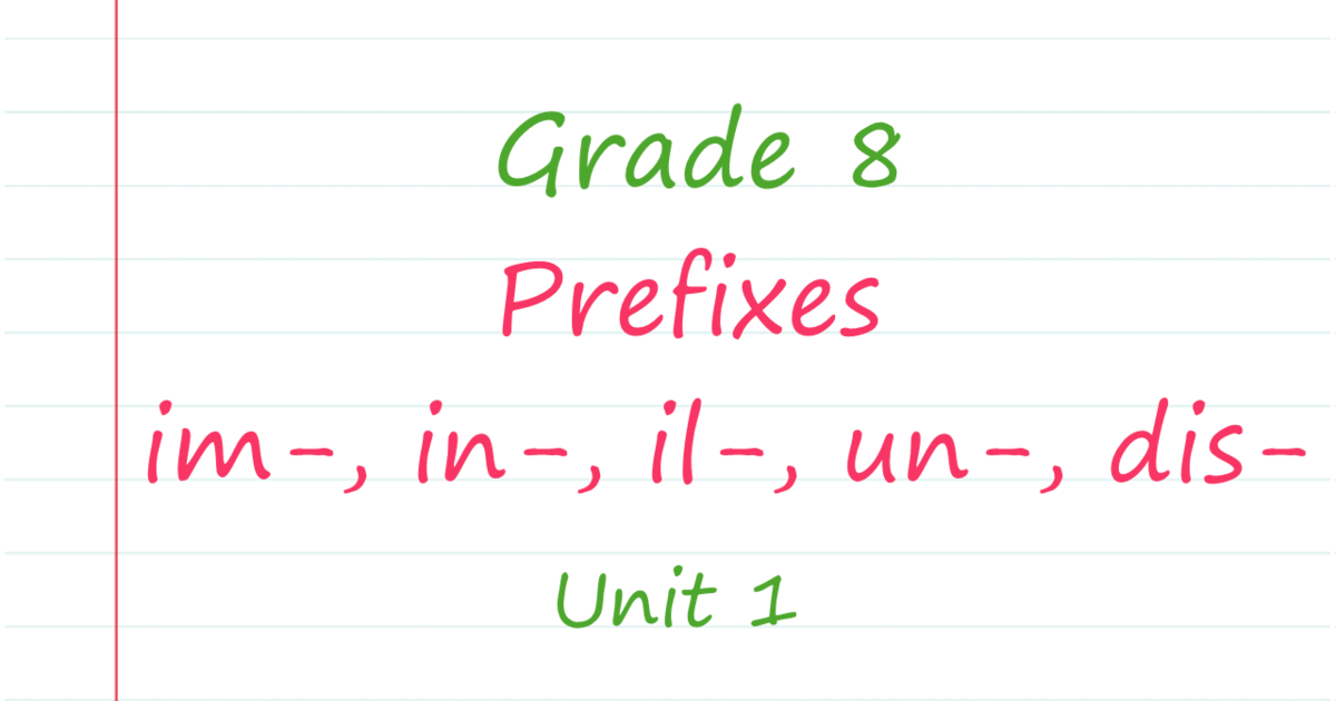 Prepare 8. Unit 1. Prefixes IM-, IN-, UN-, DIS-, IL- | Тест на 38 ...