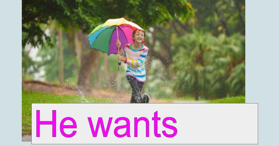 Презентація на відпрацювання дієслів like love enjoy want would like ...